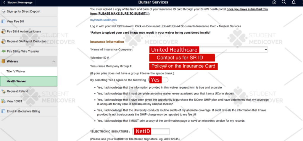 [2025 - 2026] Insurance Waiver Guide For UConn | Student Medicover